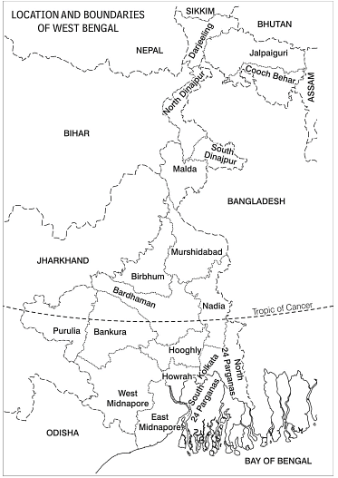 West Bengal: Location - WBCS Preparation: All Subjects - WBCS (West ...