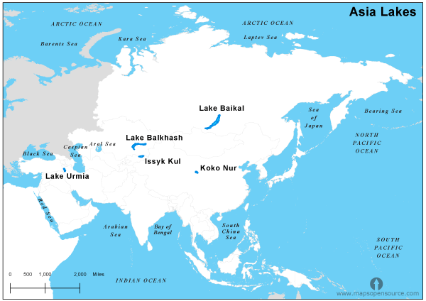 Continents- Asia - UPSC PDF Download