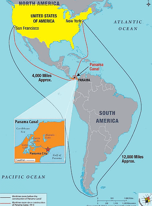 World channels and canals | ATLAS: Map based learning for UPSC CSE