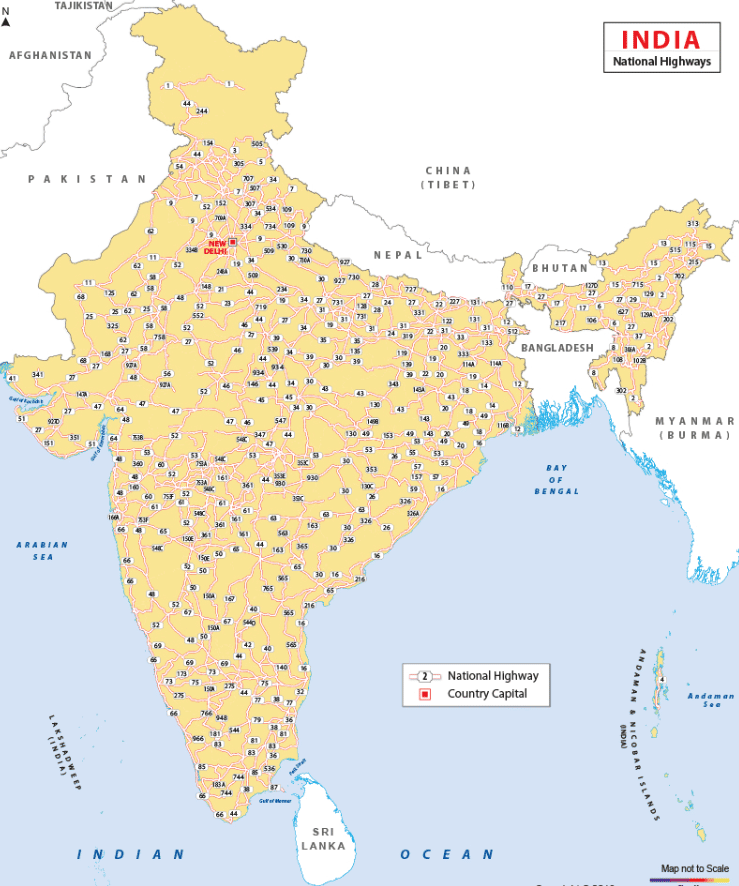 National Highways in India - UPSC PDF Download