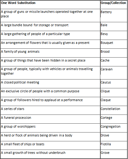 One Word Substitution - 3 - Course for UPPSC Preparation - UPPSC (UP ...