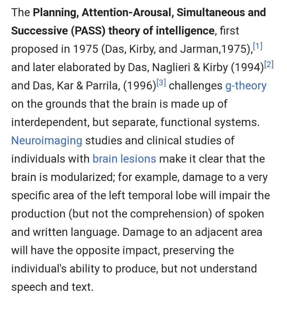 What is the PASS model of intelligence? - EduRev Humanities/Arts Question
