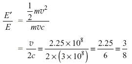 The de Broglie wavelength of a particle moving with a velocity 2.25 ...