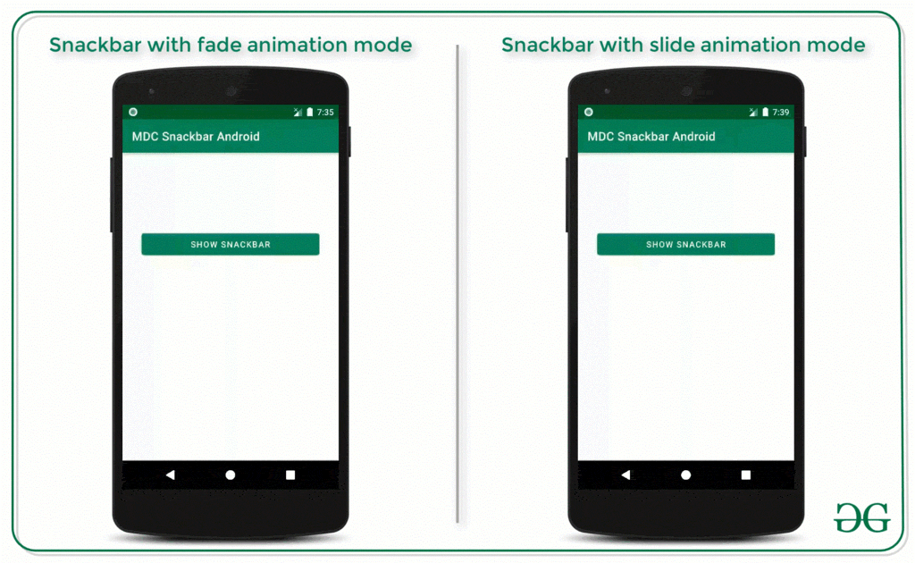 Theming Material Design Snackbars in Android with Example - Software ...