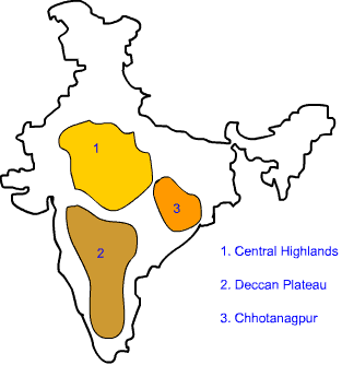 The Peninsular Plateau : Physical Features of India - Class 9 PDF Download