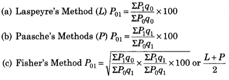Index Numbers Class 11 Economics