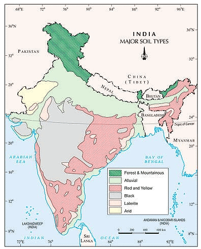Soil Types and their Distributions - Geography Optional for UPSC (Notes ...