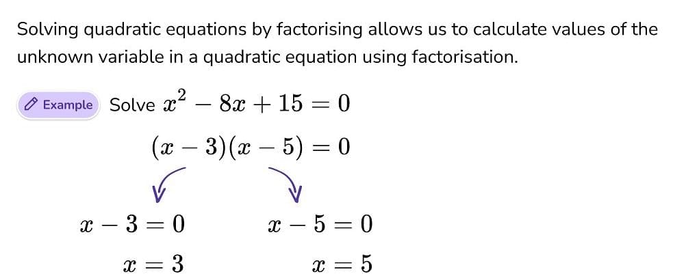 Important Definitions and Formulas: Quadratic Equations - Mathematics ...