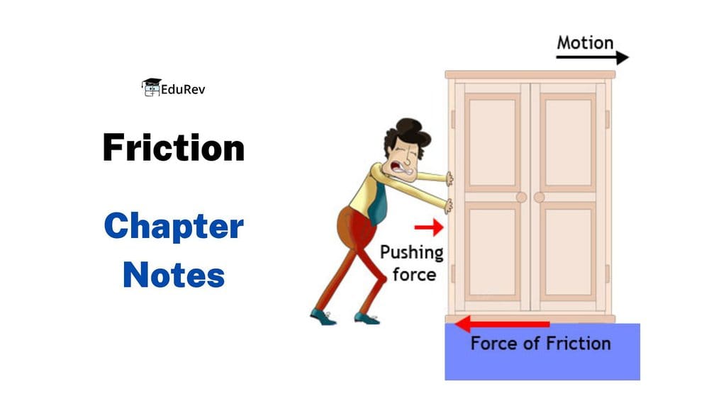 Friction Class 8 Notes Science Chapter 9 Free PDF