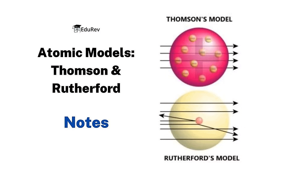 Atomic Models: Thomson & Rutherford | Chemistry Class 11 - NEET