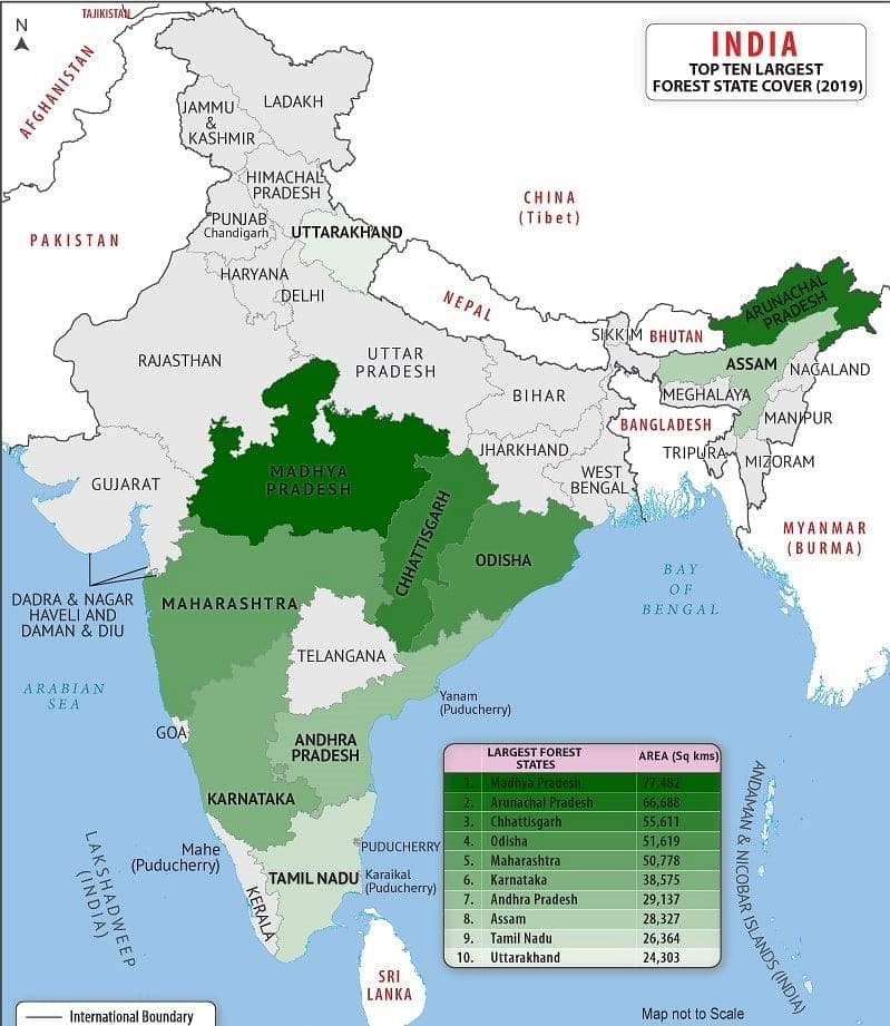 Forests in India - Indian Geography, UPSC, IAS - Geography (Prelims) by ...