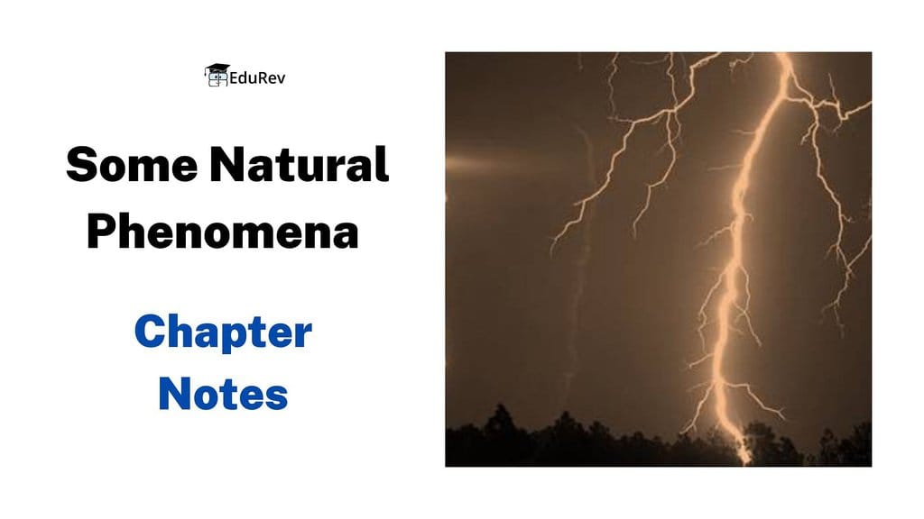 Some Natural Phenomena Chapter Notes - Science Class 8 PDF Download