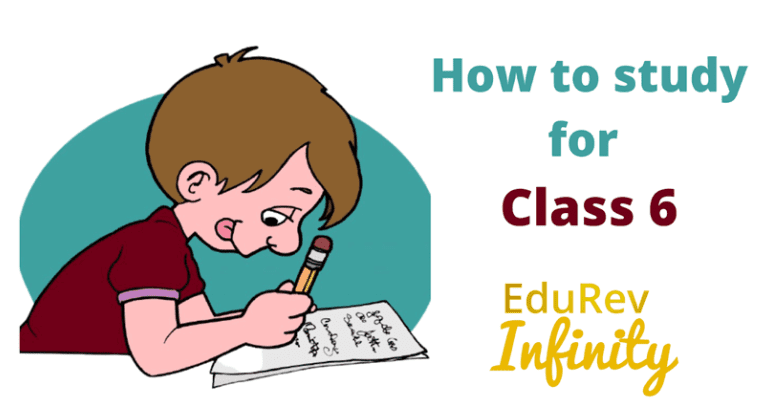 How to study for Class 6th from EduRev - How To Study For Class 6 PDF ...