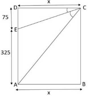 A flag pole on the top of a mall building is 75 m high. The height of ...