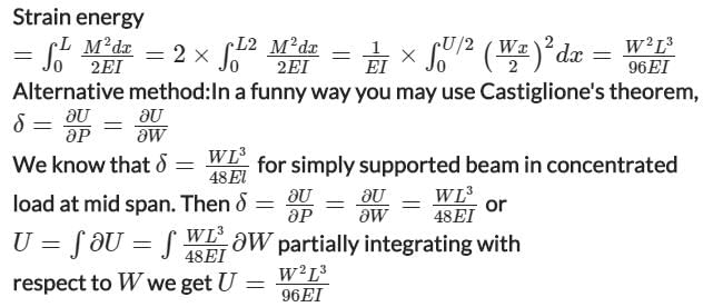 Strain Energy In Beam - The Best Picture Of Beam