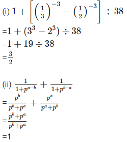 Important Questions for Class 8 Maths - Exponents and Powers