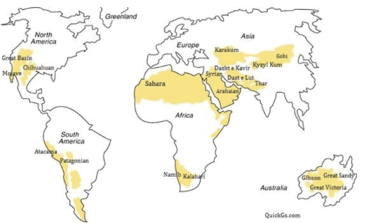 Thar Desert World Map