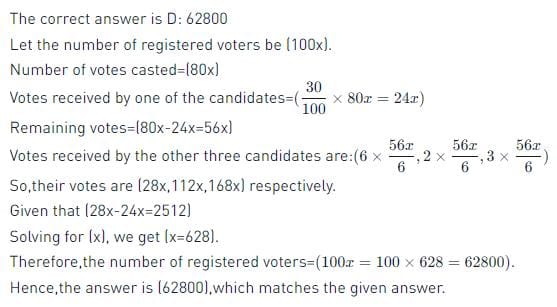 Ratio and Proportion CAT Previous Year Questions with Answer PDF