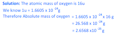 Atomic Mass - Atoms and Molecules, Class 9 Science PDF Download
