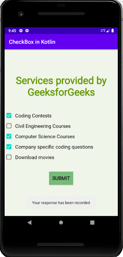 Checkbox In Kotlin Software Development Pdf Download