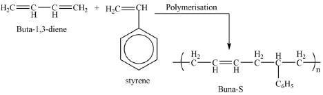 Structure of some important polymers are given. Which one represents ...