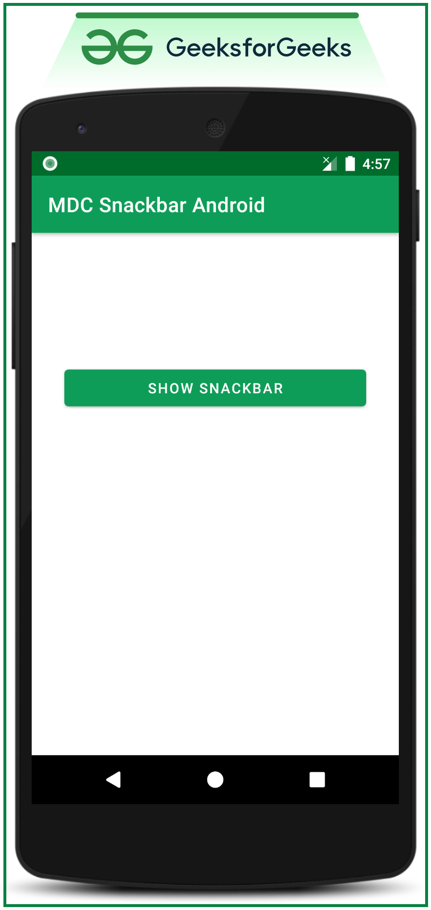 Snackbar Material Design Components in Android - Software Development PDF Download