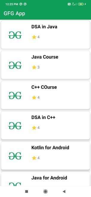 Cardview Using Recyclerview In Android With Example Software Development Pdf Download