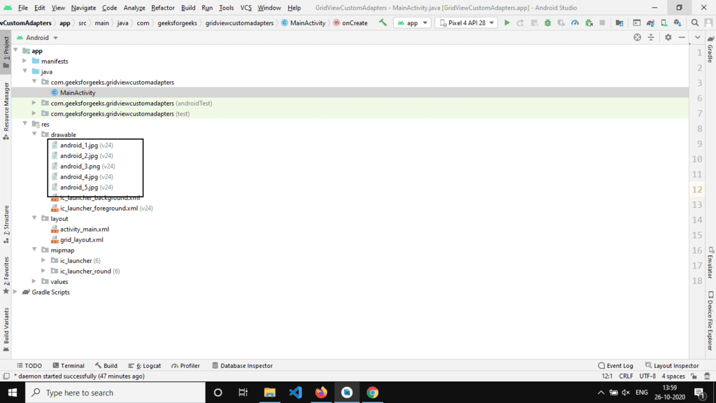 Gridview Using Custom Arrayadapter In Android With Example Software Development Pdf Download